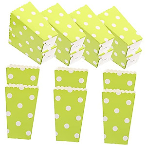 jojofuny 24pcs Popcorn Box Popcorn Snack Box Bulk Paper Bags Mini Treat Boxes Movie Night Popcorn Bags Individual Servings Fresh Popcorn Box Popcorn Boxes for Party Popcorn Paper Boxes