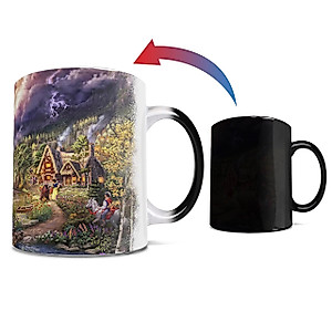 Morphing Mugs Disney – The Evil Queen – Thomas Kinkade Studios - One 11 oz Color Changing Ceramic Mug – Image Revealed When HOT Liquid Is Added!