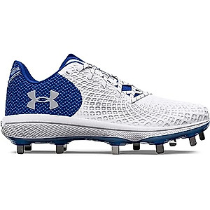 Under Armour Women's Glyde 2.0 MT, (101) White/Royal/Metallic Silver, 7, US