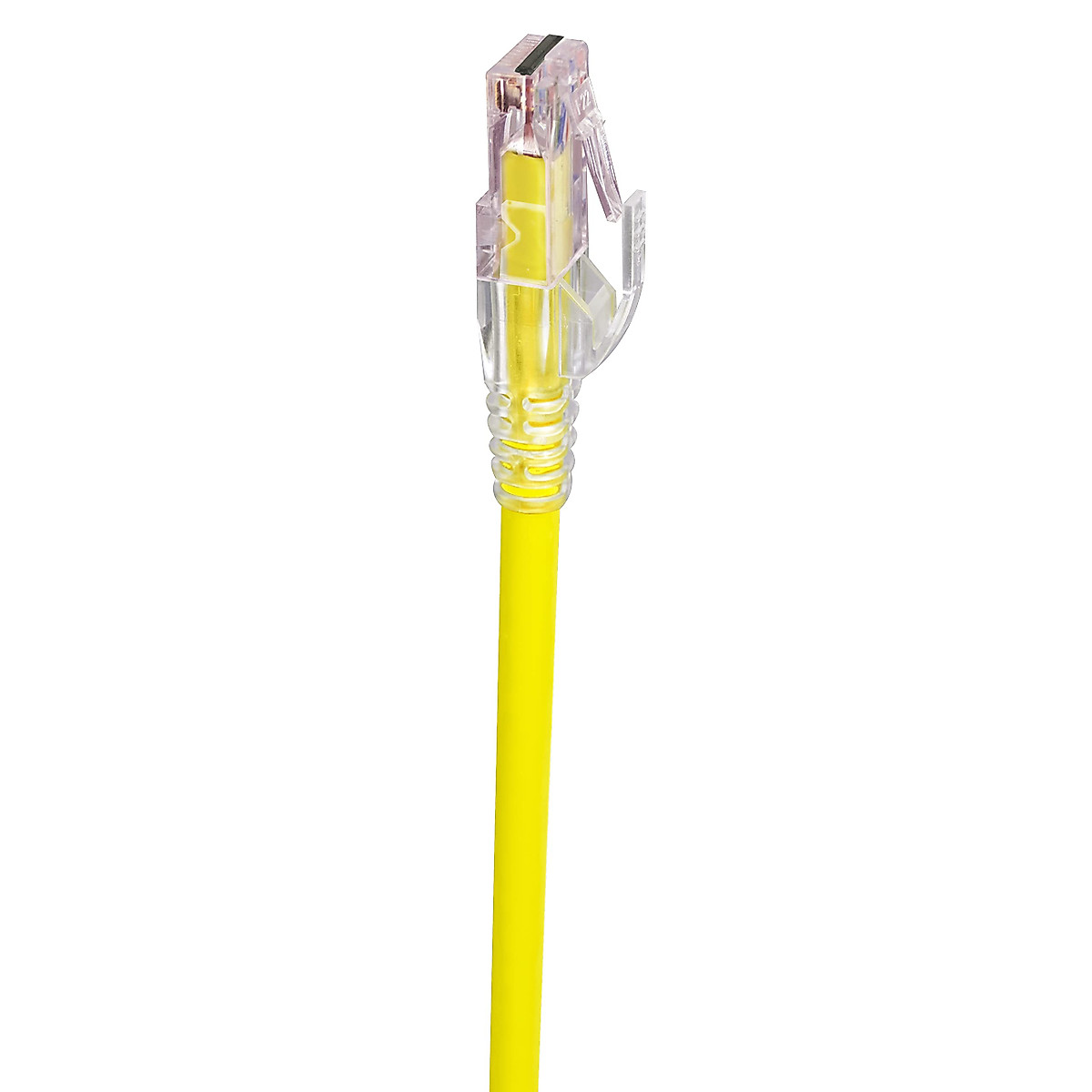 Simply45 ProSeries Unshielded Pass-Through RJ45 Modular Plugs with Cap45 for 23AWG Solid (Cat6/6a UTP) - Red Tint, Hi/Lo Stagger - 100-Pieces - S45-1700P