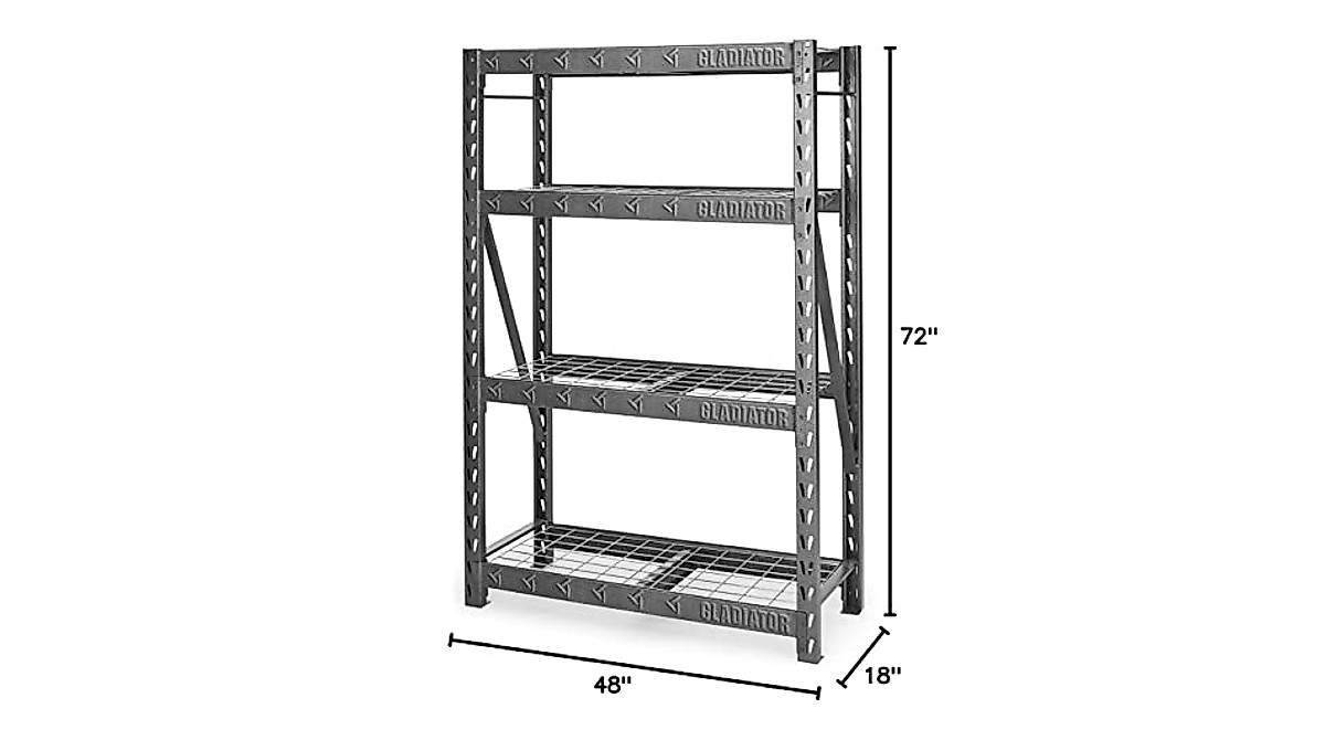 Buy 48" Heavy Duty Rack - Easy Assembly & Durable Storage