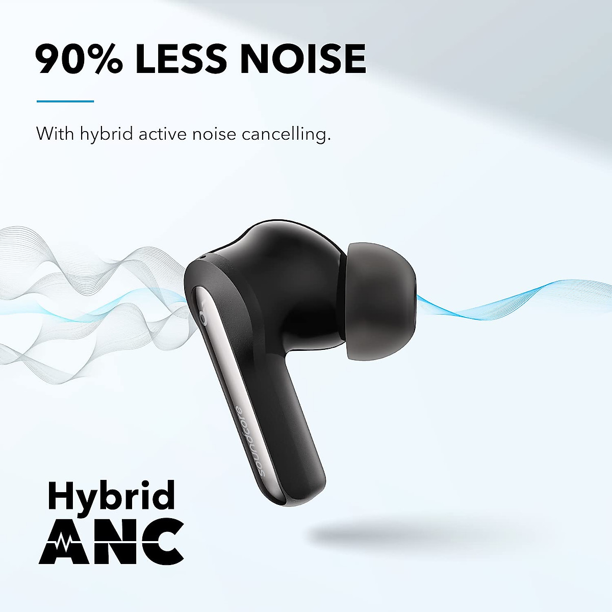 Soundcore by Anker Life P3i Noise Cancelling Earbuds with Life Q20 Active Noise Cancelling Headphones, Hybrid Active Noise Cancelling, Powerful Sound, 4 Mics for Calls, 36H Playtime, App Control