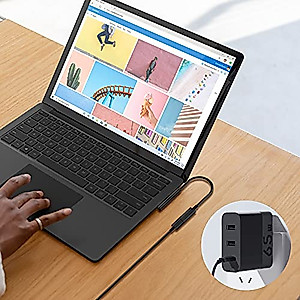BOLS Type-c Female to Microsoft Surface Magnetic PD 45W 15V/3A Fast Charging Cable Compatible with Surface Pro 3/4/5/6 Surface GO Surface Book 1/2 Surface Laptop1/2