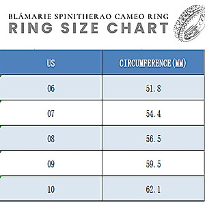 Blámarie SpiniTherao Cameo Ring, Luxury Full Drill Round-Cut Cubic Zirconia All-Around Band Ring (08)