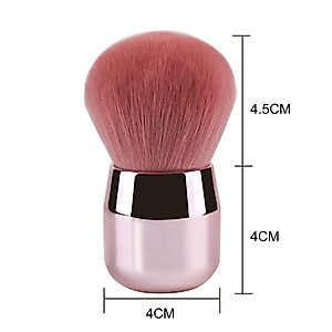 Foundation Brush,Daubigny Large Pink Powder Brush Flat Arched Premium Durable Kabuki Makeup Brush Perfect For Blending Liquid,Cream and Flawless Powder,Buffing, Blending,Concealer …