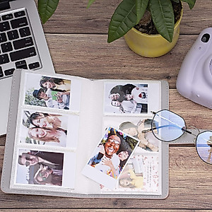 Wallet Photo Album 2x3 Compatible with Fujifilm Instax Mini 11 9 8 70 90 7S Instant Camera Film, Polaroid Album, Instax Photo Album 64 Pictures