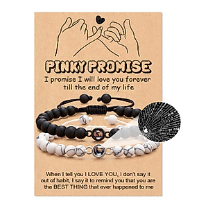 Tarsus Valentines Day Gifts for Him Boyfriend Husband, Couples Gift Ideas, Matching Bracelets for Couples I Love You Gift for Him Her Boyfriend Girlfriend BF GF Christmas Anniversary Jewelry