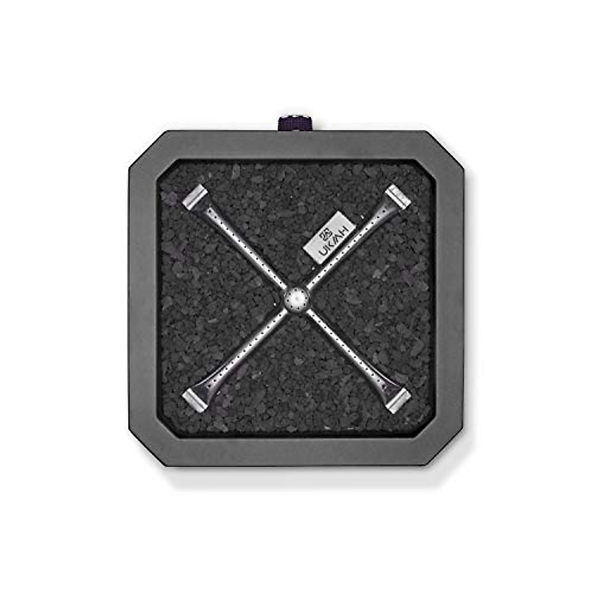 UKIAH Tailgater X Portable Gas Fire Pit - 48,000 BTUs - in Black (TK-1018-TX)