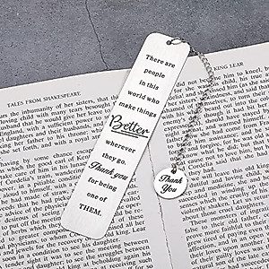 Thank You Gifts Christmas Gifts for Women Men Bookmark Coworker Employee Appreciation Gifts for Boss Male Inspirational Retirement Going Away Leaving Gifts Ideas for Teachers Office Birthday Retired