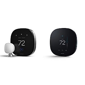 ecobee New Smart Thermostat Premium with Smart Sensor and Air Quality Monitor + ecobee3 Lite Smart Thermostat