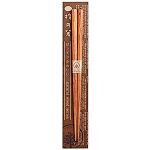 Yamako 887163 Chopsticks Natural Wood Oval Made in Japan