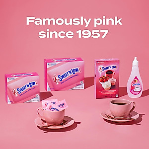 Sweet'N Low Zero Calorie Sweetener Packets, 1000 Ct, Kosher & Gluten Free, Low Glycemic Index, Individual Tea and Coffee Sweetener Packets