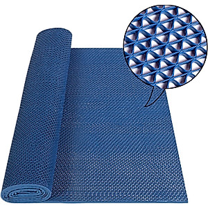 uyoyous Non-Slip Drainage Mat 35.4 x 82.6 inch Commercial Anti Fatigue PVC Floor Mat Wet Area Door Mat Bath Shower Floor Mat Versatile Restaurant Kitchen Heavy Duty Rugs for Indoor Outdoor Bathroom