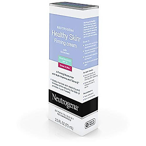 Neutrogena Healthy Skin Glycerin & Green Tea Firming Face Cream Moisturizer & Neck Cream with SPF 15 Sunscreen - Anti Wrinkle Cream, Face Moisturizer for Dry Skin & Neck, 2.5 fl. oz