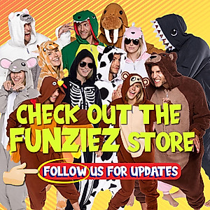 Funziez! Dinosaur Costume - Trex Cosplay - Reptile One Piece Pajama (Green Dinosaur, L)