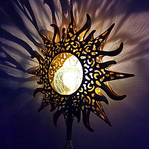 Sun Wind Chimes Solar Retro Windchimes Sympathy Gift, Wind Chimes Outdoor, Gifts for mom, Gifts for Grandma, mom Gifts, Memorial Wind Chimes.