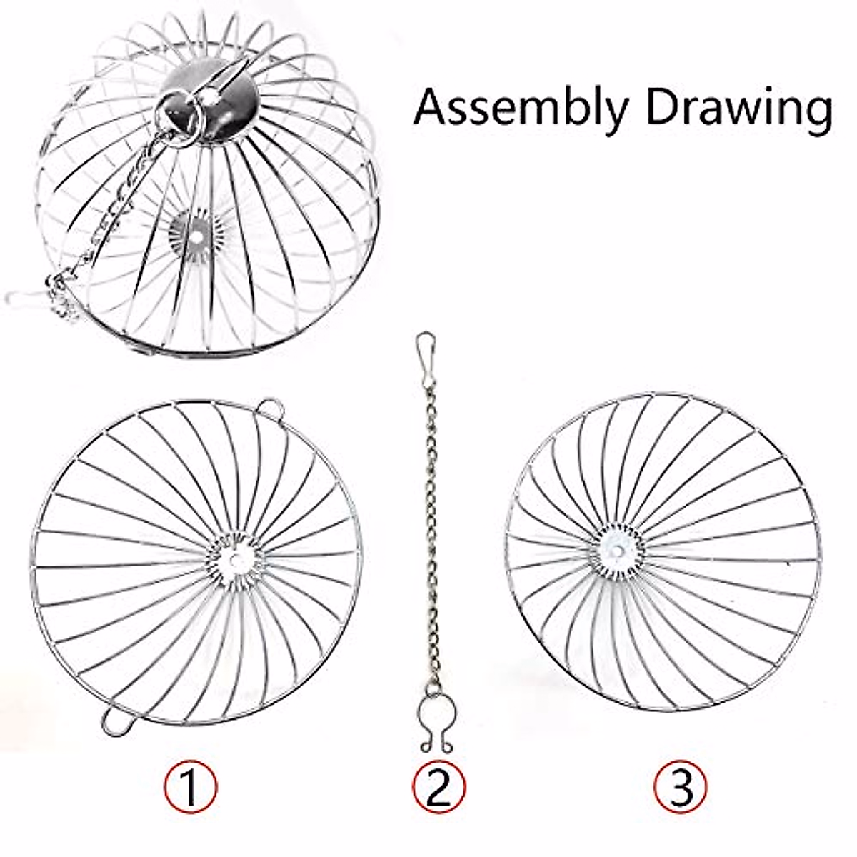 Chicken Treat Ball Chicken Vegetable Feeder Veggie Hanging Ball Toy for Hens Chicken Hanging Foraging Coop Toys for Hens