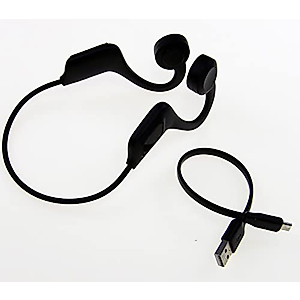 Open-Ear True Wireless Stereo Headphones Over Ear Air Conduction Loud And Clear Headset Wireless Hands-Free Pain Free Headphones For Cycling Driving Hiking Students Ears Pain-Free Earphone (Black)