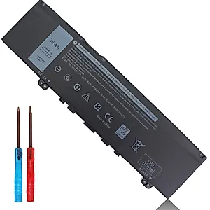 38Wh F62G0 Laptop Battery Replacement for Dell Inspiron 13 7000 7373 7386 2 in 1 7370 7380 5370 P91G P83G P87G P91G001 P83G001 P83G002 P87G001 F62GO RPJC3 39DY5 039DY5 0RPJC3 Vostro 5370 11.4V 3-Cell