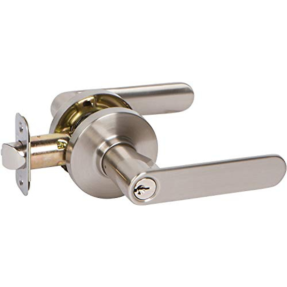 Delaney Hardware D54511 VL Passage Lever, Satin Nickel deadbolt Lock