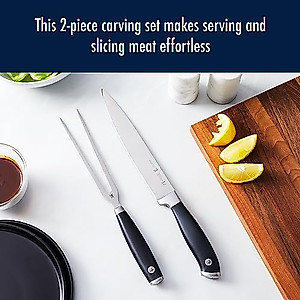 HENCKELS Forged Elite Razor-Sharp 2-Piece Carving Knife Set, German Engineered Informed by 100+ Years of Mastery