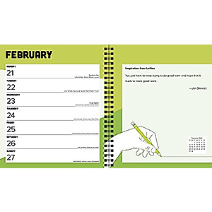 The Left-Hander's 2022 Weekly Planner Calendar