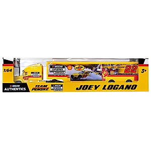 Lionel Racing Joey Logano 2022 Champ Shell Pennzoil NASCAR Authentics Diecast Hauler 1:64 Scale