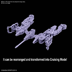 Bandai Hobby - 30 Minute Missions - #07 Space Craft (Purple) 30MM1/144, Bandai Spirits Extended Armament Vehicle