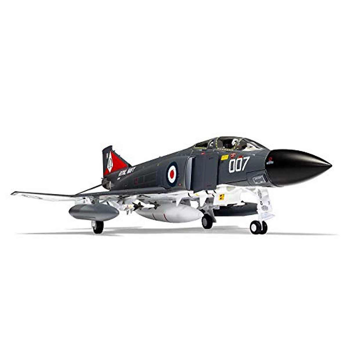 Corgi Diecast Mcdonnell Douglas Phantom FG.1 HMS Ark Royal 1:48 Military Aircraft Display Model AA27901, Black