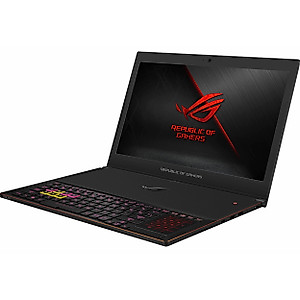 ASUS ROG Zephyrus GX501 Home & Business Laptop (Intel i7-8750H 6-Core, 16GB RAM, 512GB SSD, GTX 1080, 15.6" 144Hz Full HD (1920x1080), WiFi, Bluetooth, Backlit KB, Win 10 Pro) (Renewed)