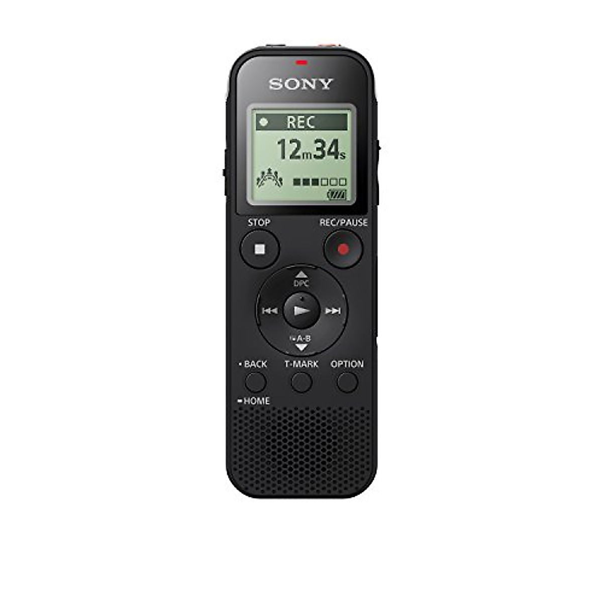 Sony ICD-PX470 Stereo Digital Voice Recorder with Built-in USB Voice Recorder, Black