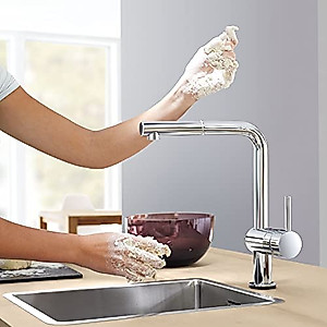 GROHE 30300000 Minta Pull-Out Kitchen Faucet Chrome