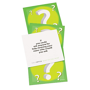 TableTopics What Do You Think To Go - 40 Conversation Cards for Kids, Fun Game for Quality Family Time Sharing Ideas, Delightful Stocking Stuffer