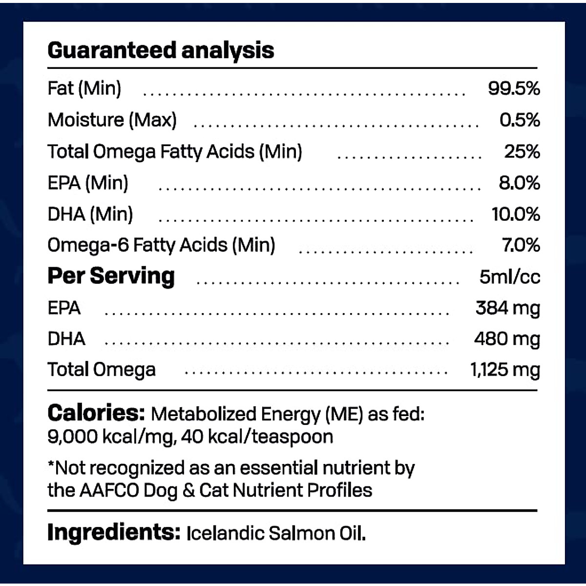 HOLI Salmon Oil for Dogs Skin and Coat | Icelandic Fish Oil for Cats & Dogs | Omega 3 EPA + DHA Supports Joint Mobility, Immune & Heart Health