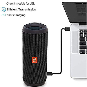 Replacement Micro USB Charger Cord for JBL Clip 3, 2, JBL Flip 4, 3, 2, JBL Charge 3, 2, 2 Plus Waterproof Portable Bluetooth Speaker Charging Cord Cable (5FT)