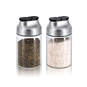 Aelga Olive Oil Dispenser and Glass Salt and Pepper Shakers