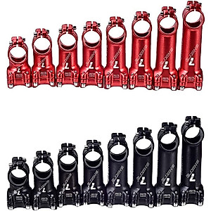 ZECHAO Cycling Bike Stem,Durable Aluminium Alloy 35-110mm Mountain Mountain Bike Handlebar Stem Ultra Light Road Mountain Bike Handle Riser Bike Stem (Color : Red, Size : 70mm)
