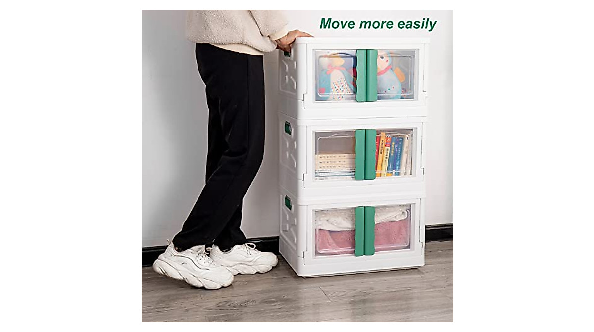 Rula 45 Qt Storage Bins: Lids, Wheels & Double Door