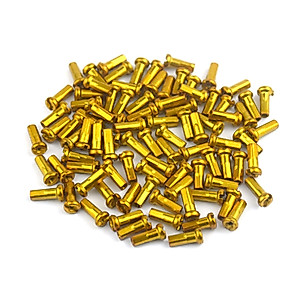 TRENDYBOY 60x Colorful MTB Road Bicycle Spoke Nipples 14G 2mm DiameterMountain Road Bike Long 12mm Cycling Replacement (Color : Green)