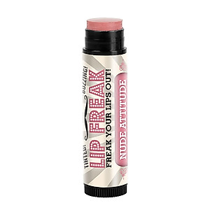 Doctor Lip Bang's BUZZING Lip Balm | Lip Freak| 100% All Natural | Cruelty Free | Tinted | Nude Attitude