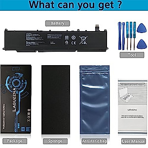 LAQUEENA RC30-0370 Laptop Battery Compatible with Razer Blade 14 2021 2022 RZ09-0370 RZ09-0368 RZ09-0427 RZ09-0370AE23 RZ09-0370BEA3-R3U1 RZ09-0370CEA3-R3U1 RZ09-0427EE23-R3U1 RZ09-0427NEA3