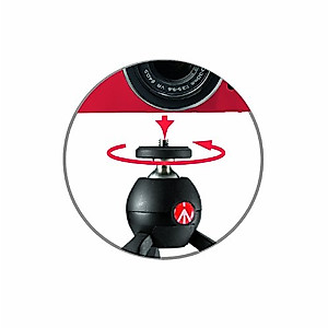 Manfrotto PIXI Mini Tripod, Black (MTPIXI-B)