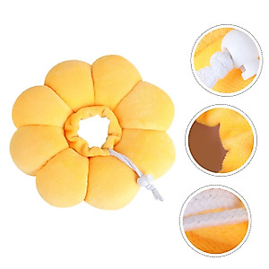 balacoo 3pcs Compound Cone Collar Breathable cat Collar Adjustable cat Collar pet Recovery Cone cat Recovery Collar cat cat Neck Collars Dog Cone Donut Decor Portable Cotton