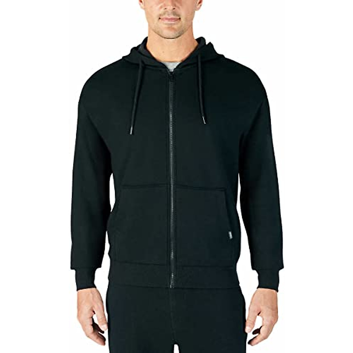 Eddie Bauer Mens Super Soft Heavyweight Full Zip Fleece Hoodie (as1, alpha, m, regular, regular, Black)