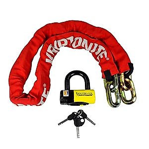 Kryptonite New York Fahgettaboudit Chain 1415 & New York Disc Lock (Weight 15.25 lbs)