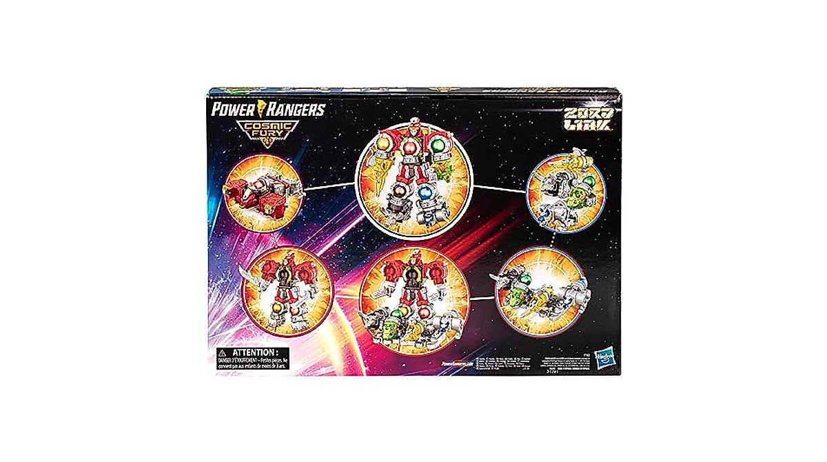Power Rangers Cosmic Fury Mega Zord Pack for Kids