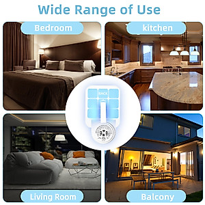 20 Pack Trap Refill Compatible with Saferr Home Fly Trap Refill,Applicable to SH502、SH503、23005-06 and DT3005W、DT3005W-DS3,Indoor Fly Trap Plug-in Insect Trap Replacement Mosquito Sticky Glue Boards