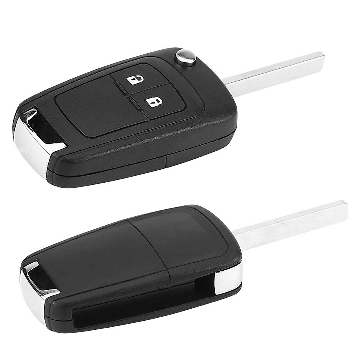 Buttons Key Fob Heat and Corrosion Resistance Flip Folding Remote 2 Buttons Car Key Fob Shell Case For Vauxhall Opel Astra Insignia