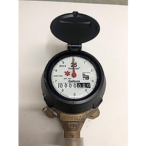5/8 x 3/4 New Badger M25 Water Meter Direct Read Gallon