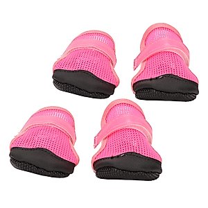 Dog Shoes, Rubber Sole Nonslip Comfortable Running Shoes for Winter Snowy Day Hot Pavement (M)